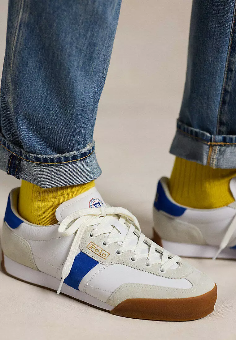 Buy Polo Ralph Lauren Hester Leather-Suede Sneaker 2025 Online | ZALORA