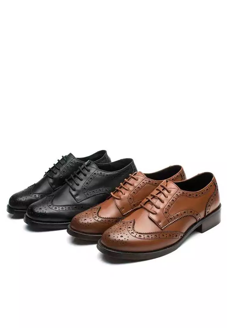 Buy Twenty Eight Shoes 3CM Cow Leather Brogue BS1870 Online | ZALORA ...