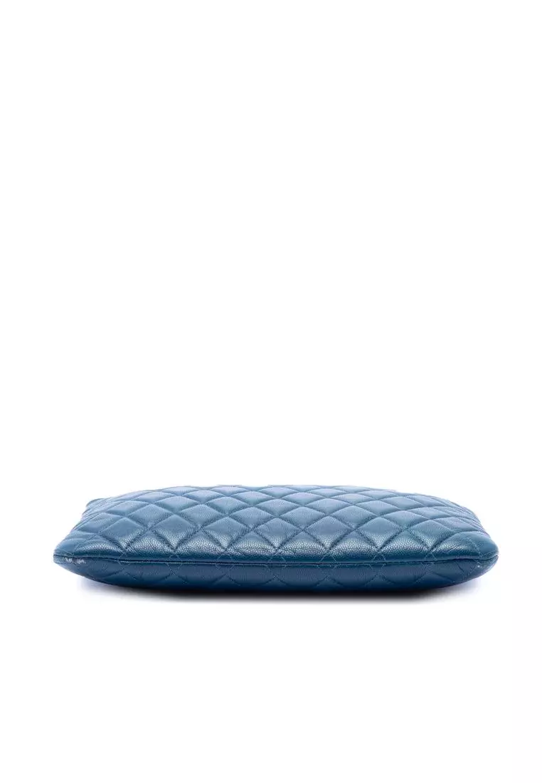Buy CHANEL Pre-Loved Chanel Medium Quilted Caviar Boy O Case Clutch ...