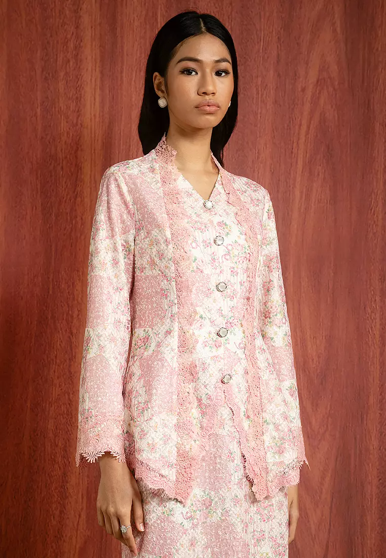 Buy Zalia SADIE LACE KEBAYA SET 2026 Online | ZALORA