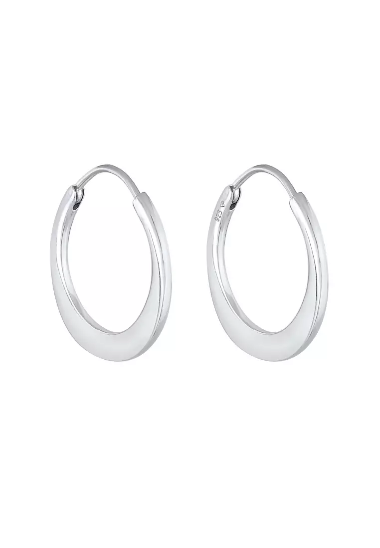 Buy ELLI GERMANY Teardrop Hoops – 925 Silver 2026 Online | ZALORA