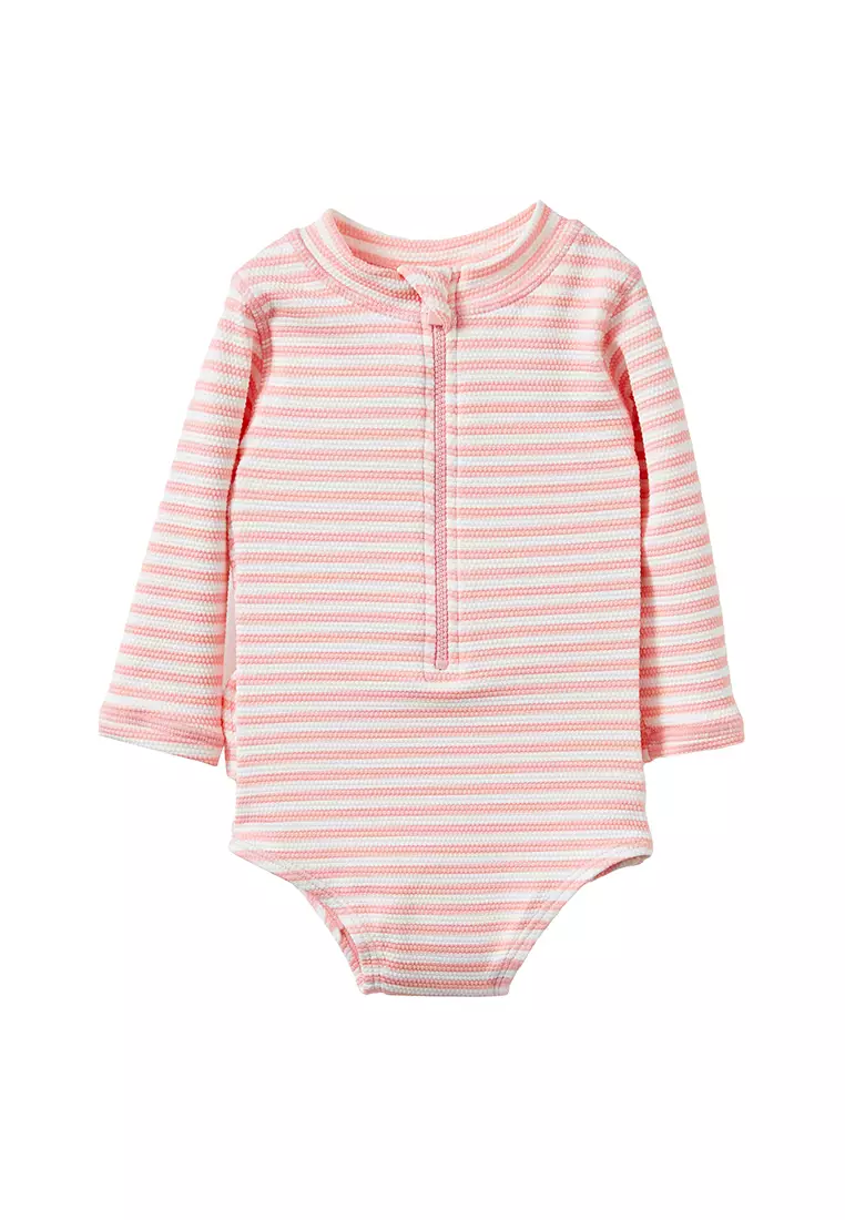 Buy Cotton On Kids Lucy Long Sleeves Ruffle Back Swimsuit 2025 Online ...