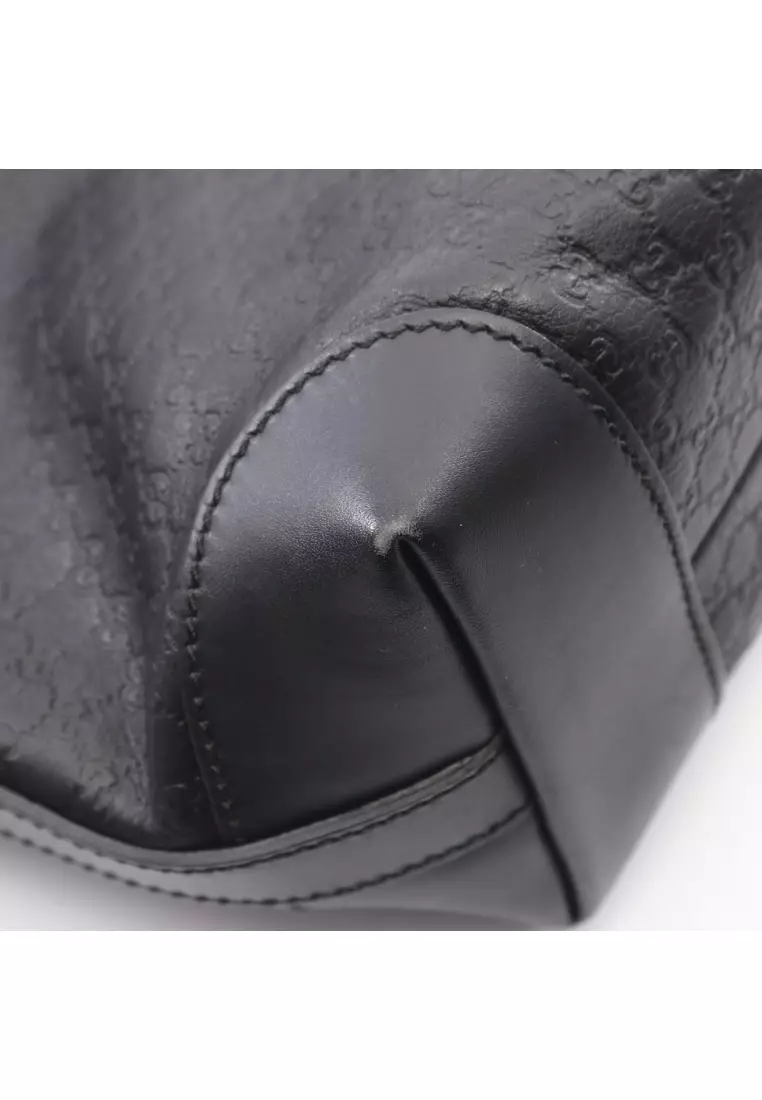 Buy Gucci Pre-Loved Gucci gucci sima Handbag tote bag leather black ...