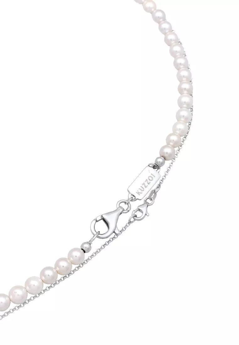 Buy Kuzzoi Necklace Men Cross Pendant Classic Set Of 2 With Shell Core ...