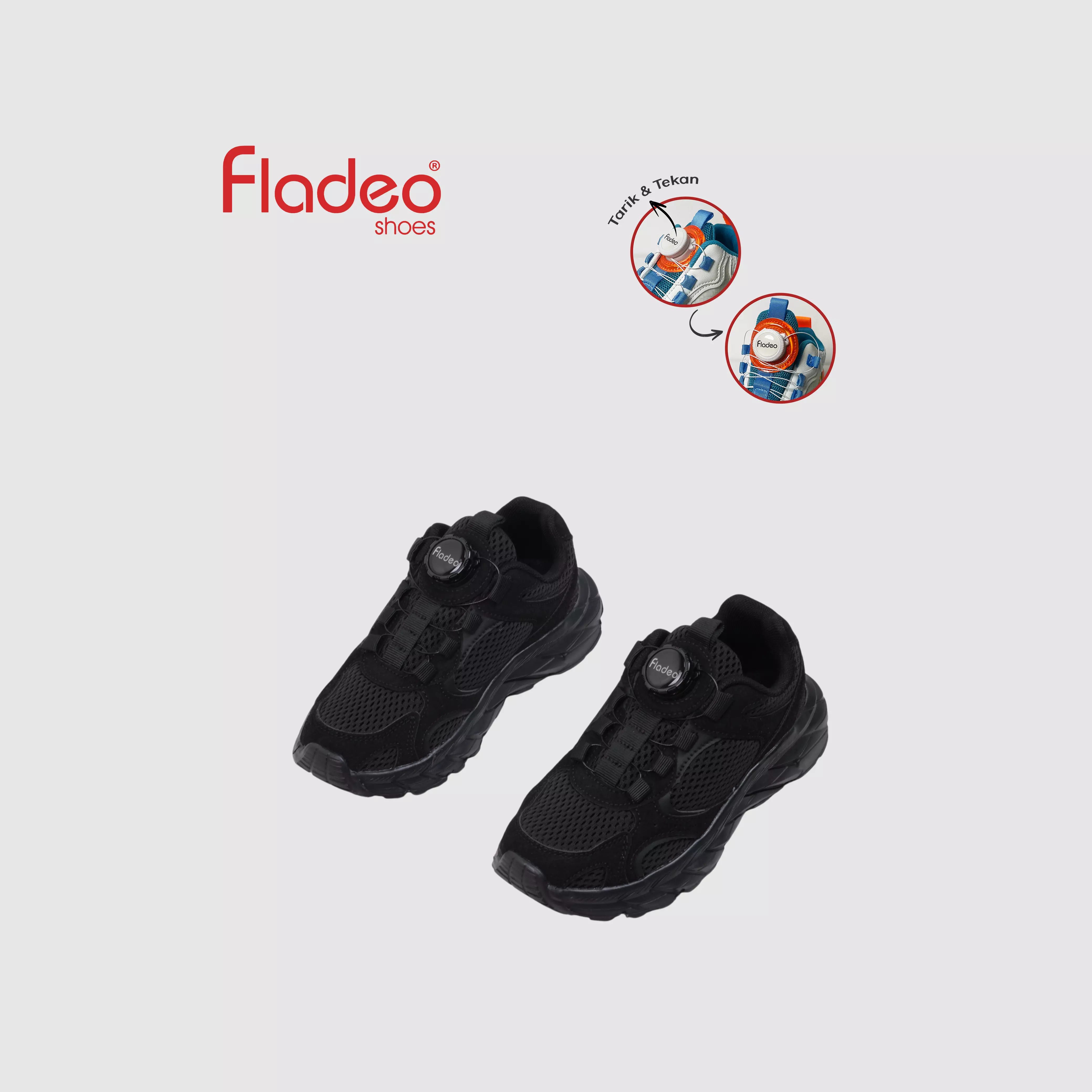 Jual Fladeo Fladeo C25/KSBR302-2ON-Black Original 2025 | ZALORA Indonesia
