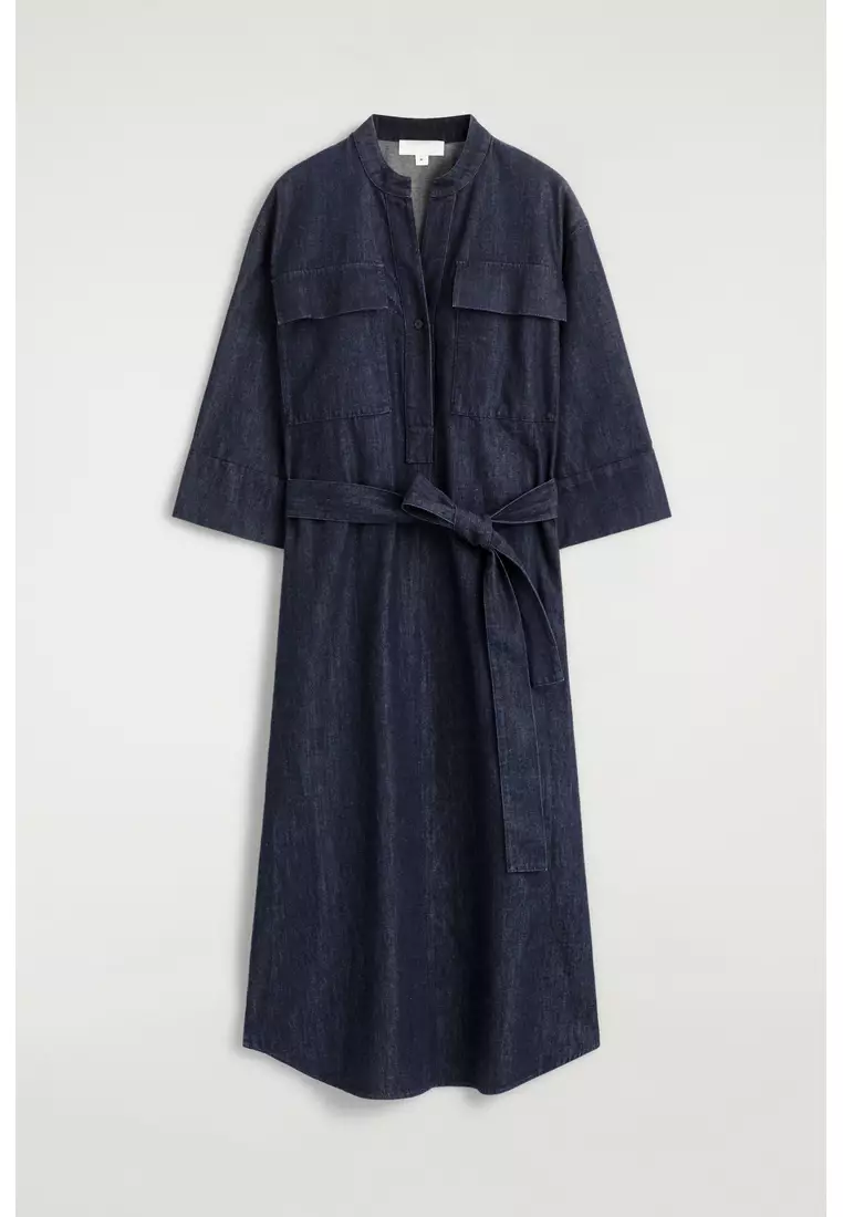 Buy COS DENIM UTILITY MIDI SHIRT DRESS 2026 Online | ZALORA Philippines