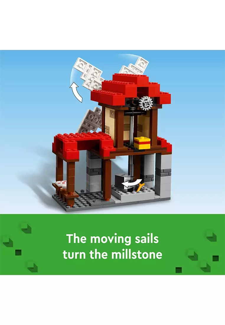 Buy LEGO® Minecraft 21262 The Windmill Farm, Age 8+, Building Blocks ...