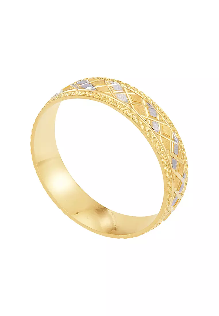 HABIB HABIB 375/9K Yellow and White Gold Ring WAA1309-YW 2024 | Buy ...