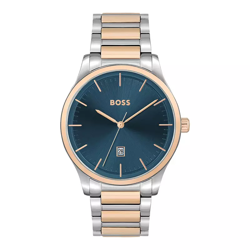 Jual Hugo Boss Jam Tangan Pria Hugo Boss Reason 1513978 Blue Dial Dual ...