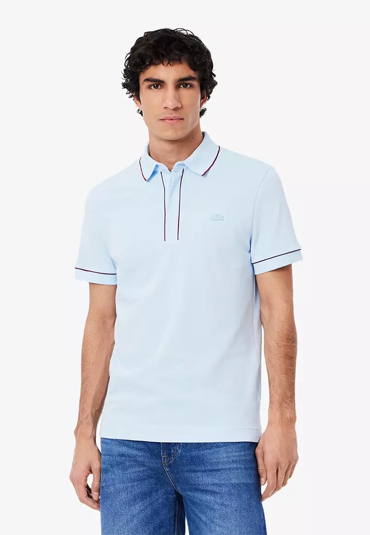 Buy Lacoste Regular Fit Paris Stretch Piqué Polo Shirt 2026 Online | ZALORA