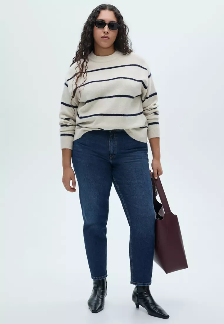 Buy Mango New Mom Comfort High-Rise Jeans 2025 Online | ZALORA