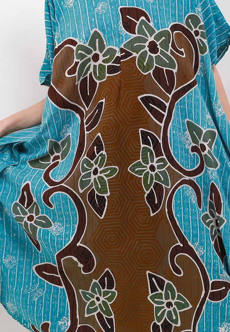 Jual BATIK RIZQINA Dress daster sleep wear batik tulis davina tosca ...