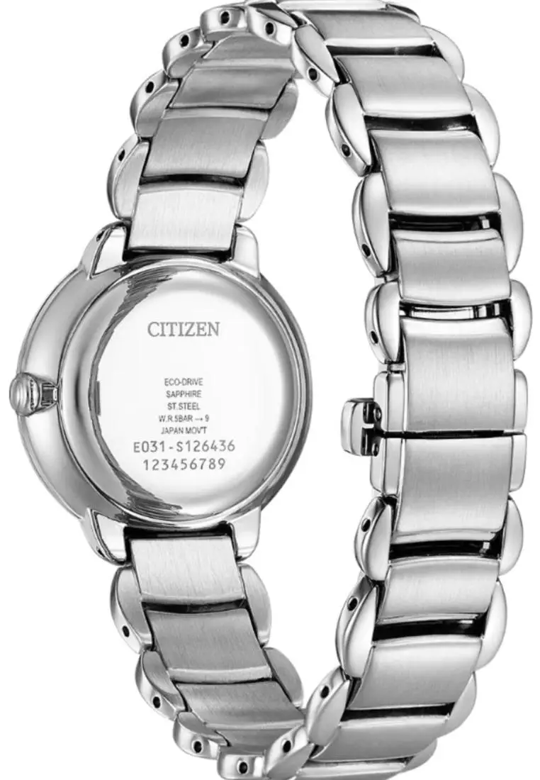 Buy Citizen Citizen Eco-Drive Blue Dial Silver Stainless Steel Women Watch EM0920-86L 2025 ...