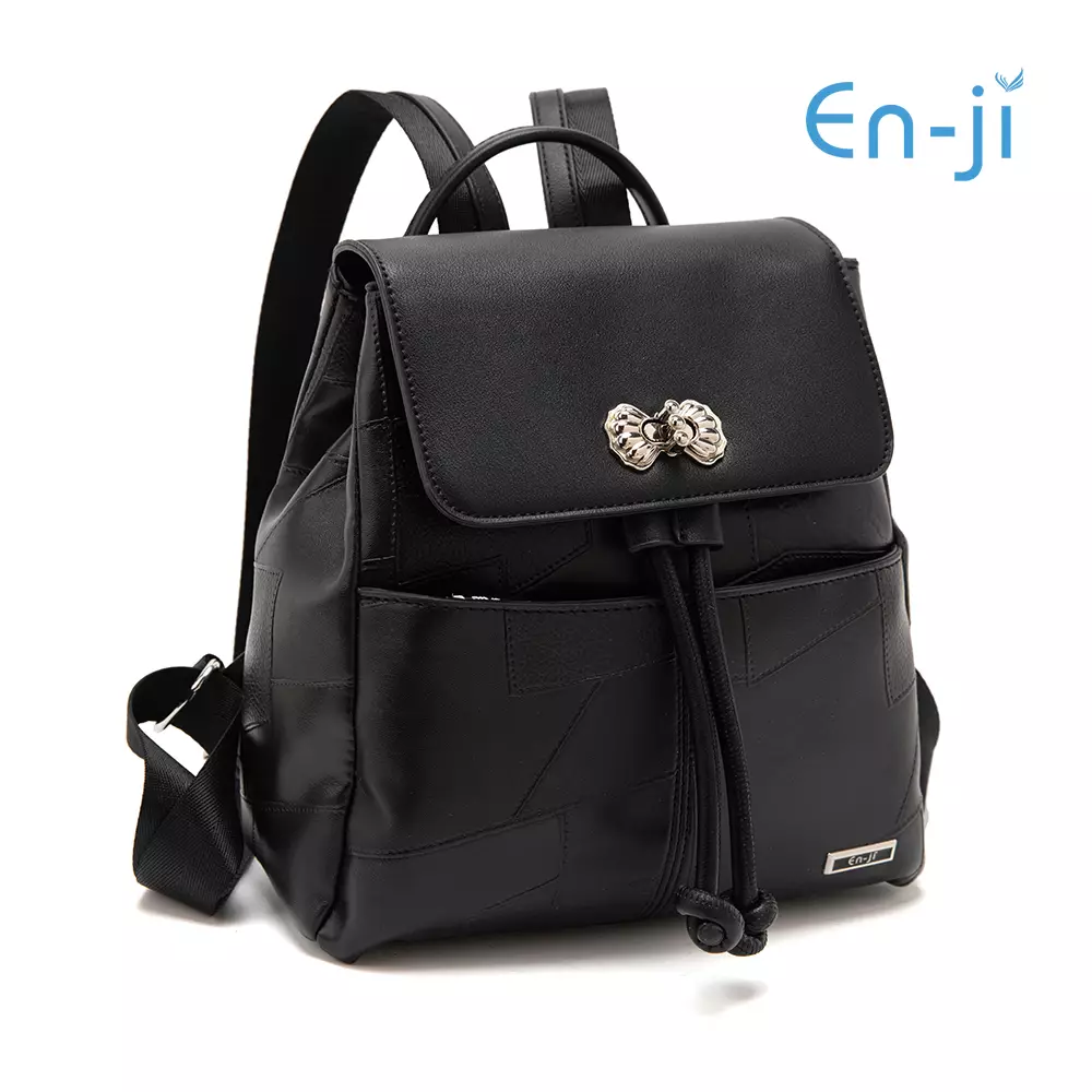 Jual Enji En-ji Deomi Backpack Wanita Warna Black Original 2025 ...