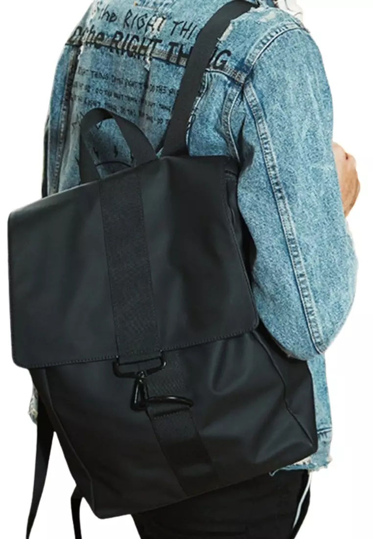 Buy Lara Trendy canvas British men's backpack Online | ZALORA Malaysia