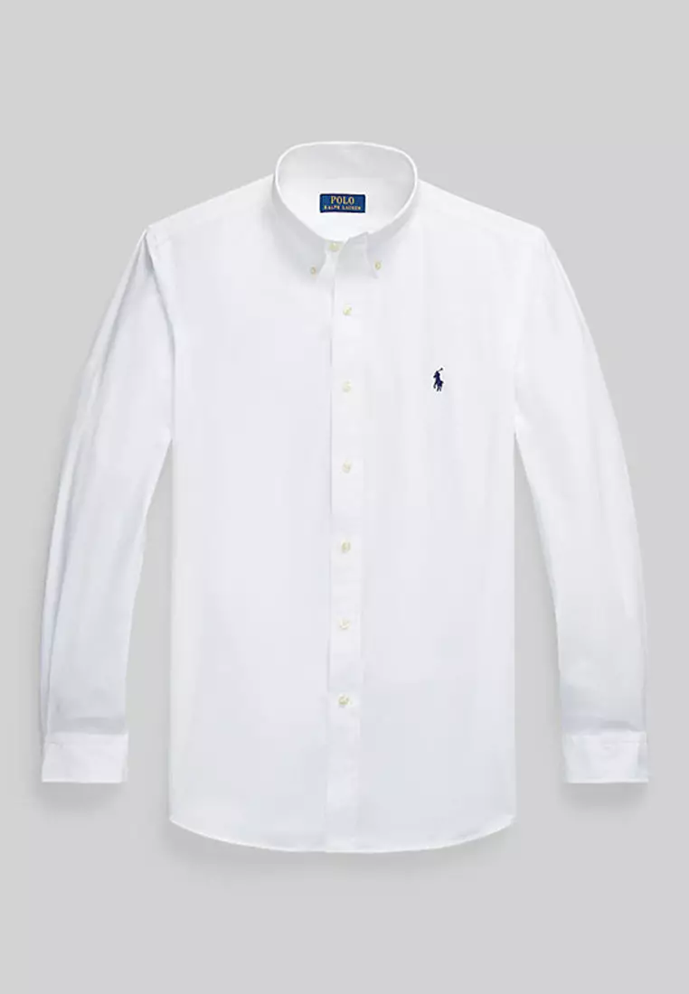 Buy Polo Ralph Lauren Custom Fit Stretch Poplin Shirt 2026 Online ...