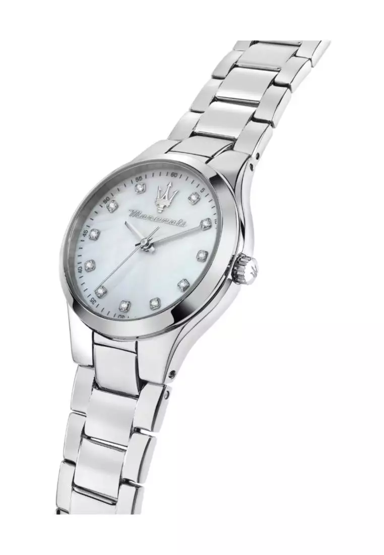 Buy Maserati Maserati Silver Dial Stainless Steel Strap Women Watch ...