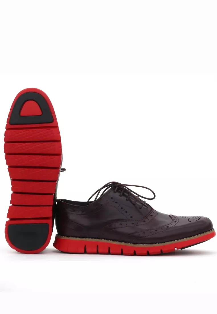 Buy Jirras Jirras Men Wingtip Oxford Shoes Genuine Leather Filipino ...