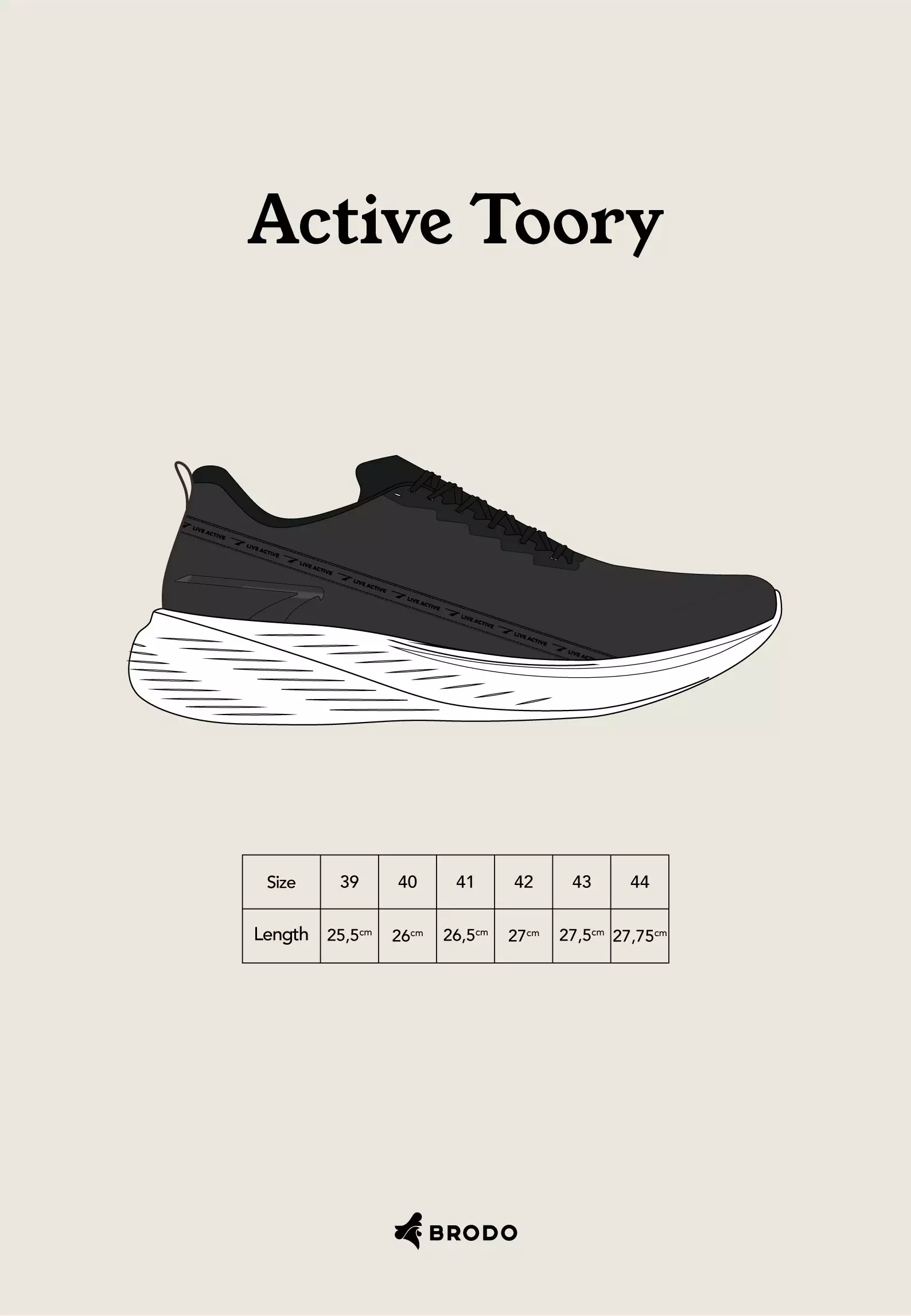 Jual Brodo BRODO - Sepatu Active Toory Black WS Original 2025 | ZALORA ...