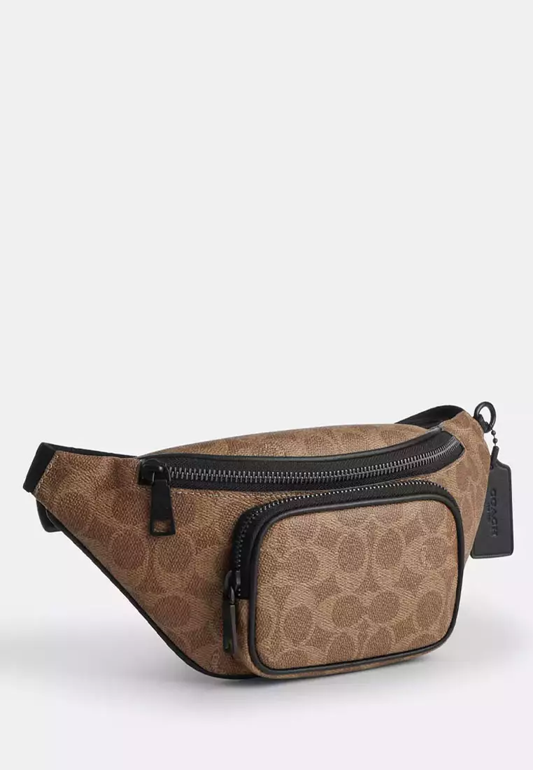 Buy COACH Travis Belt Bag 30 In Signature Canvas Online | ZALORA Malaysia