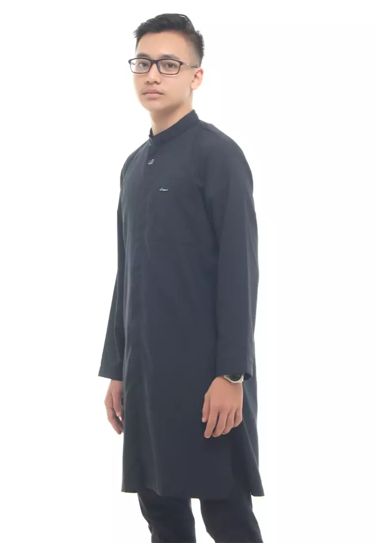 Jual RABBANI Rabbani - Jubah Koko Lengan Panjang Shaker Exclusive Hitam ...