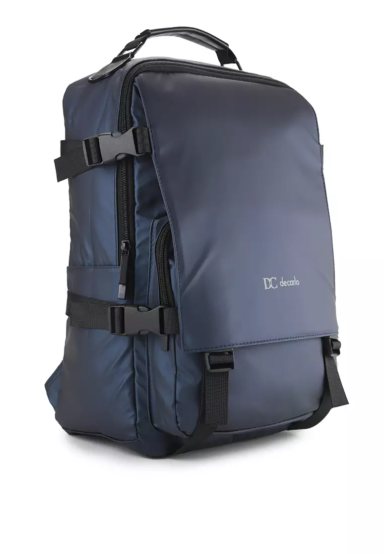Jual De Carlo Niscala Backpack Blu Original 2026 | ZALORA Indonesia