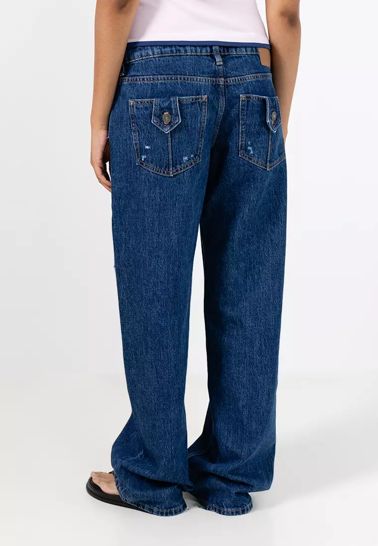 Buy Cotton On Low Rise Straight Jeans 2026 Online | ZALORA