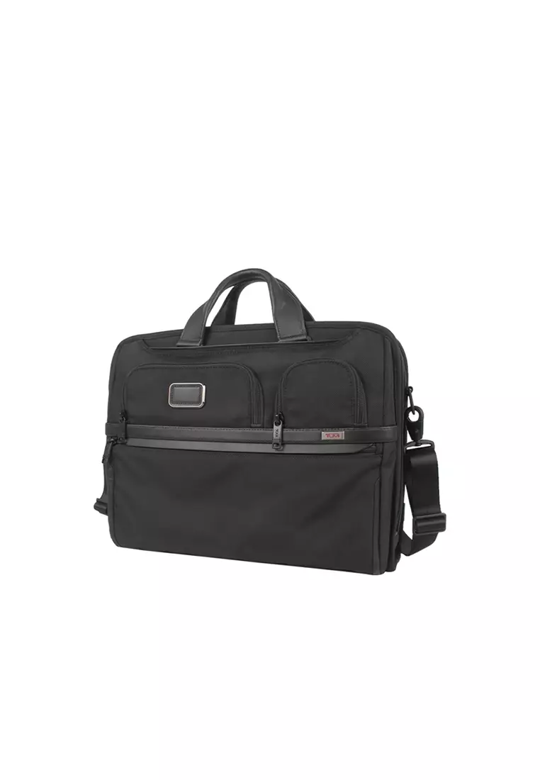 TUMI Alpha 3 Compact Large Screen Laptop Brief in Black 02603114D3 2025 ...