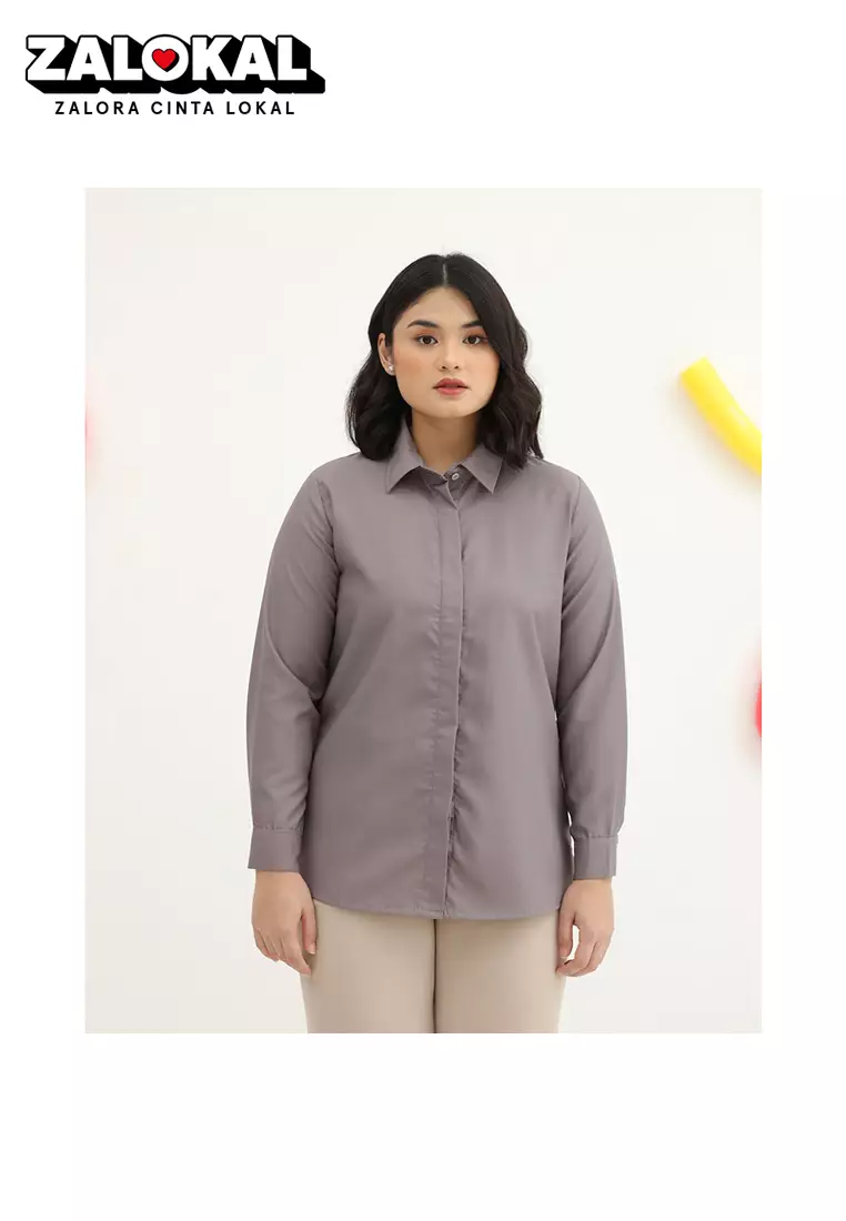 Jual geulis.id Geulis.id DAILY SHIRT BASIC SERIES KEMEJA PUTIH / KEMEJA KERJA / KEMEJA ANTIKUSUT ...