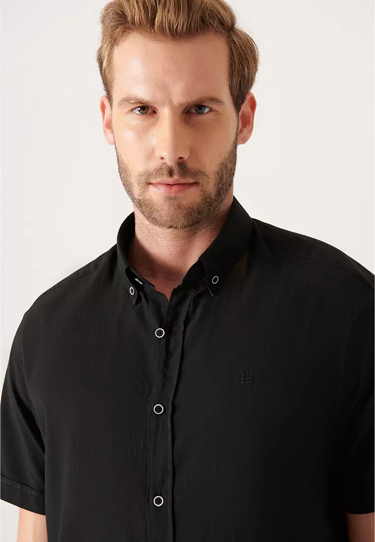 Buy Avva Thin Soft Short Sleeves Shirt 2025 Online | ZALORA