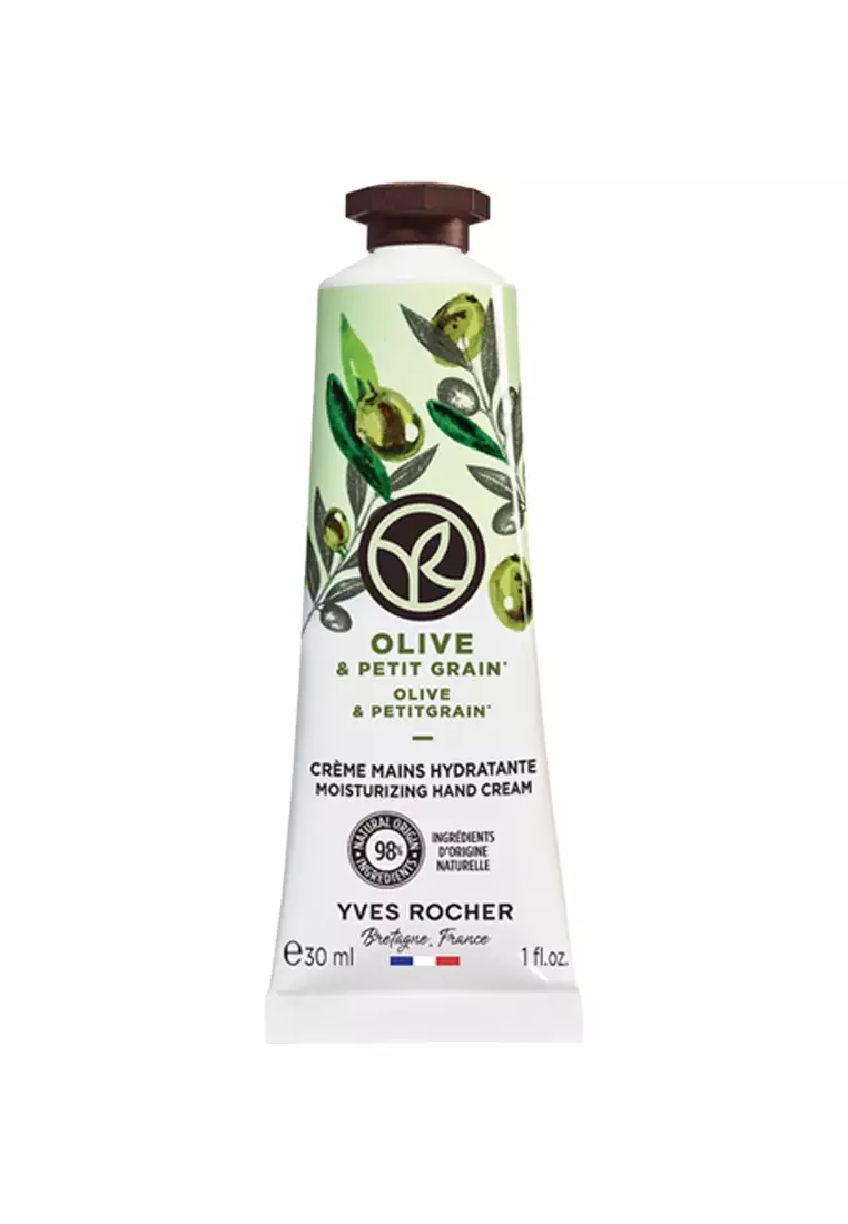 Buy Yves Rocher Olive Petitgrain Moisturizing Hand Cream - 30ml Natural ...