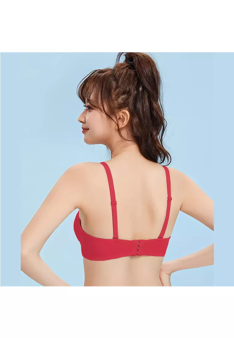 Jual Young Hearts Young Hearts Bra Lace Romance 1/2 Cup B (Push Up) Y23-20239B - Maroon Original ...