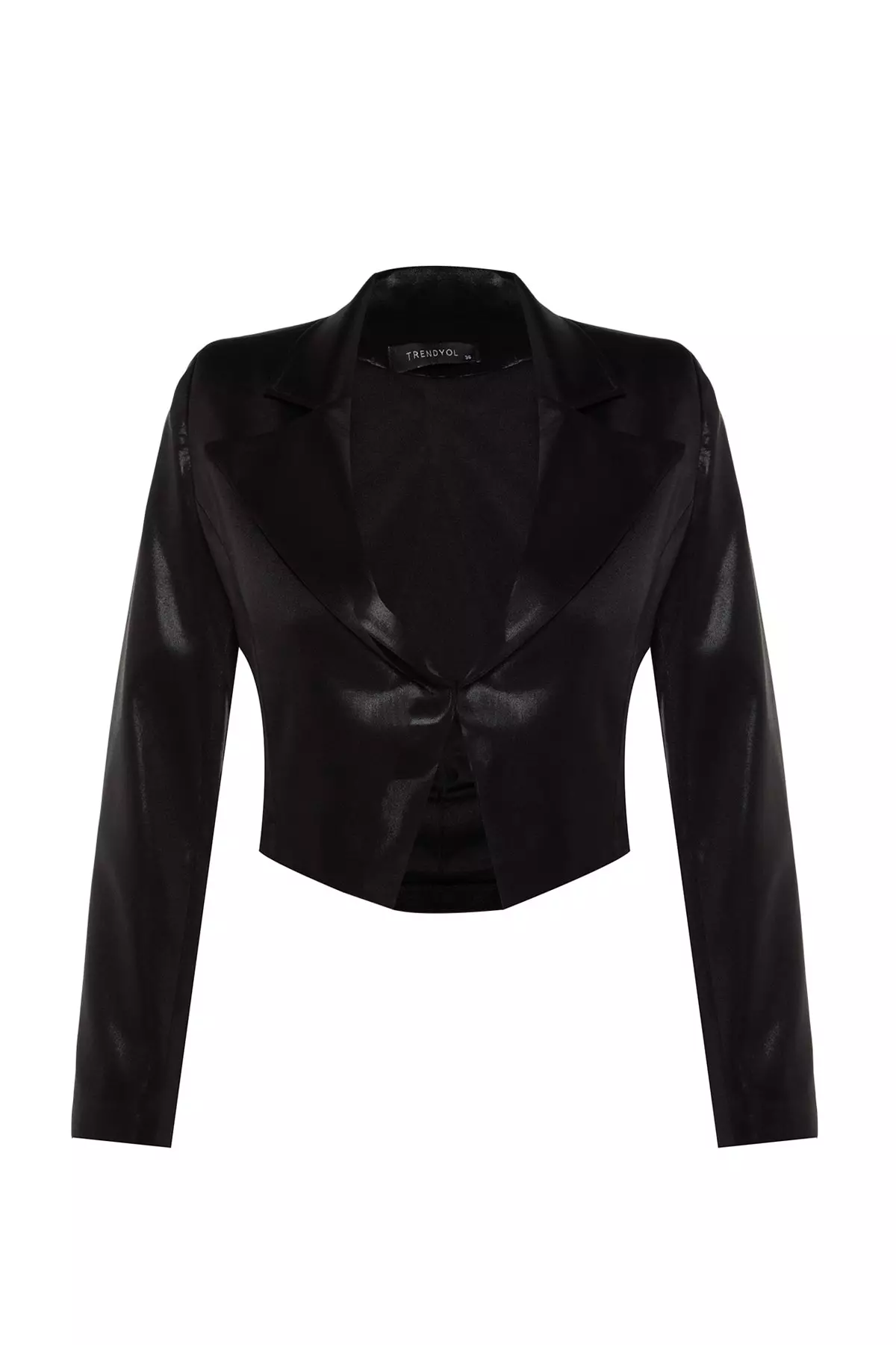 Buy Trendyol Crop Metallic Thread Jacket 2024 Online | ZALORA
