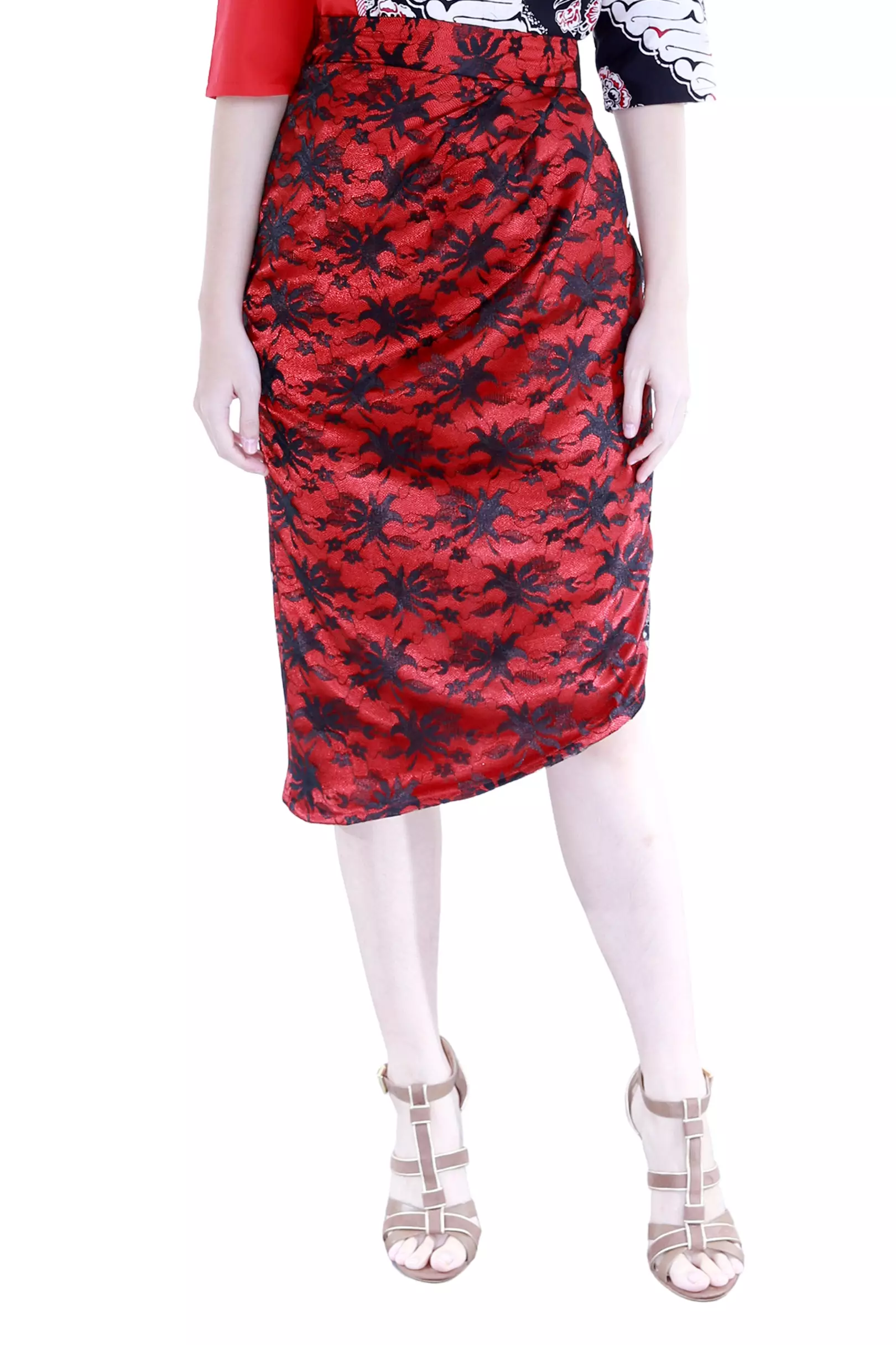 Jual DhieVine Batik Antari Abang Ireng skirt Original 2026 | ZALORA ...