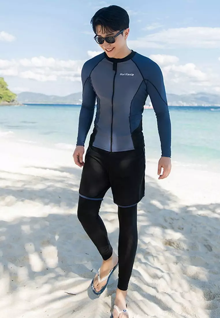 Buy LYCKA LLL3110 Korean Style Men Rash Guard 3-Pieces Set Multi 2025 ...