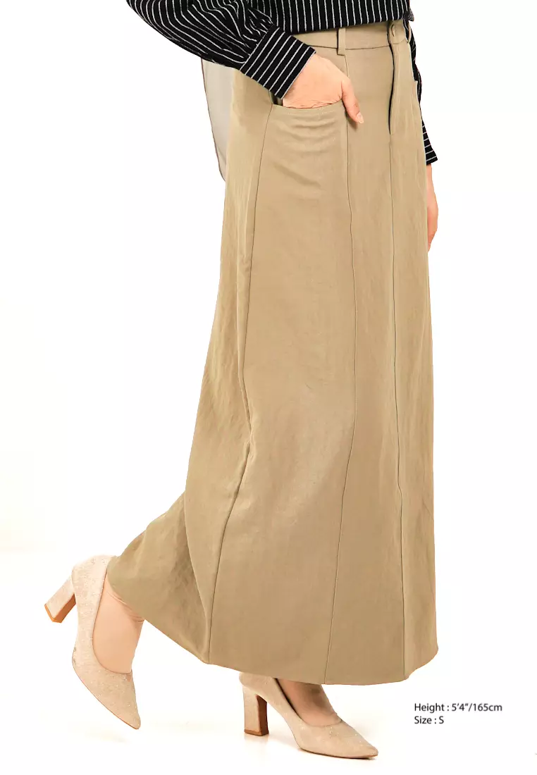 Buy Gene Martino Gene Martino Camelia A Cut Skirt 070 2026 Online | ZALORA