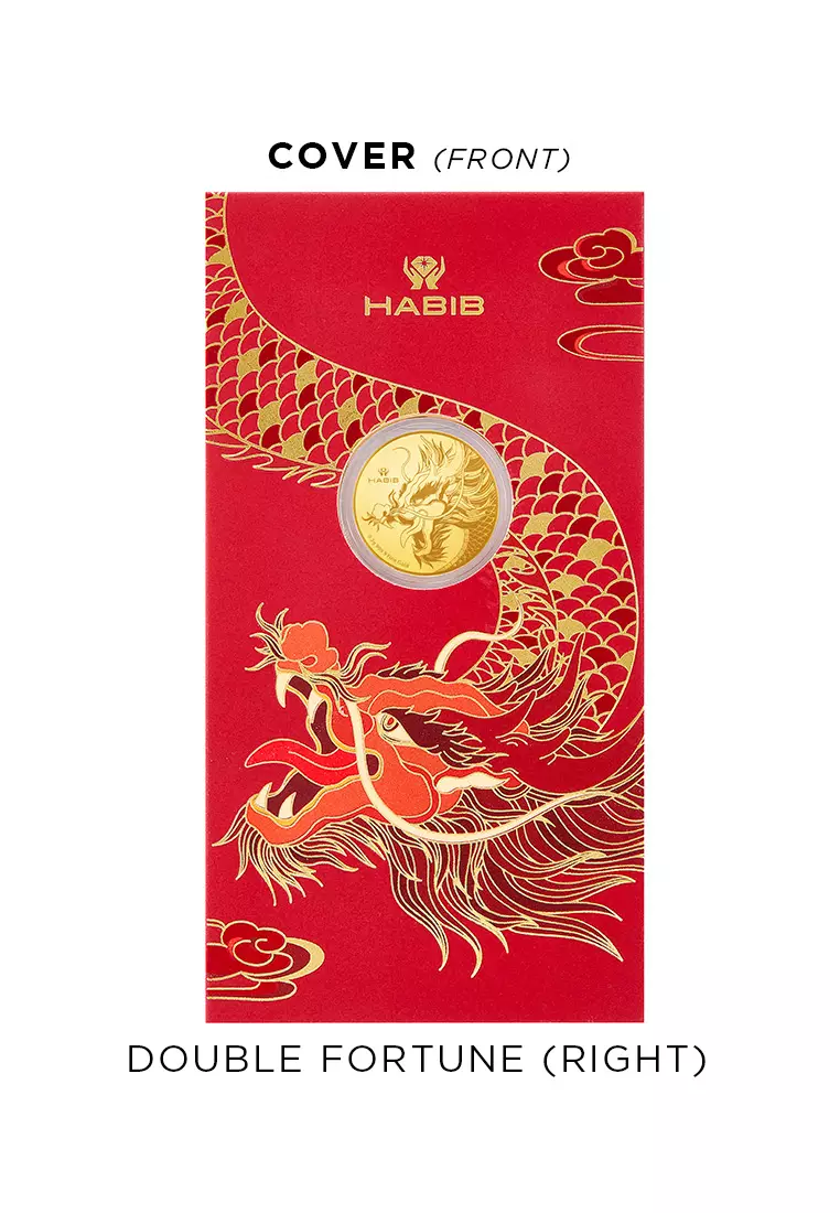 Buy HABIB HABIB Year of the Dragon 2024 Double Fortune | 999.9 Gold ...