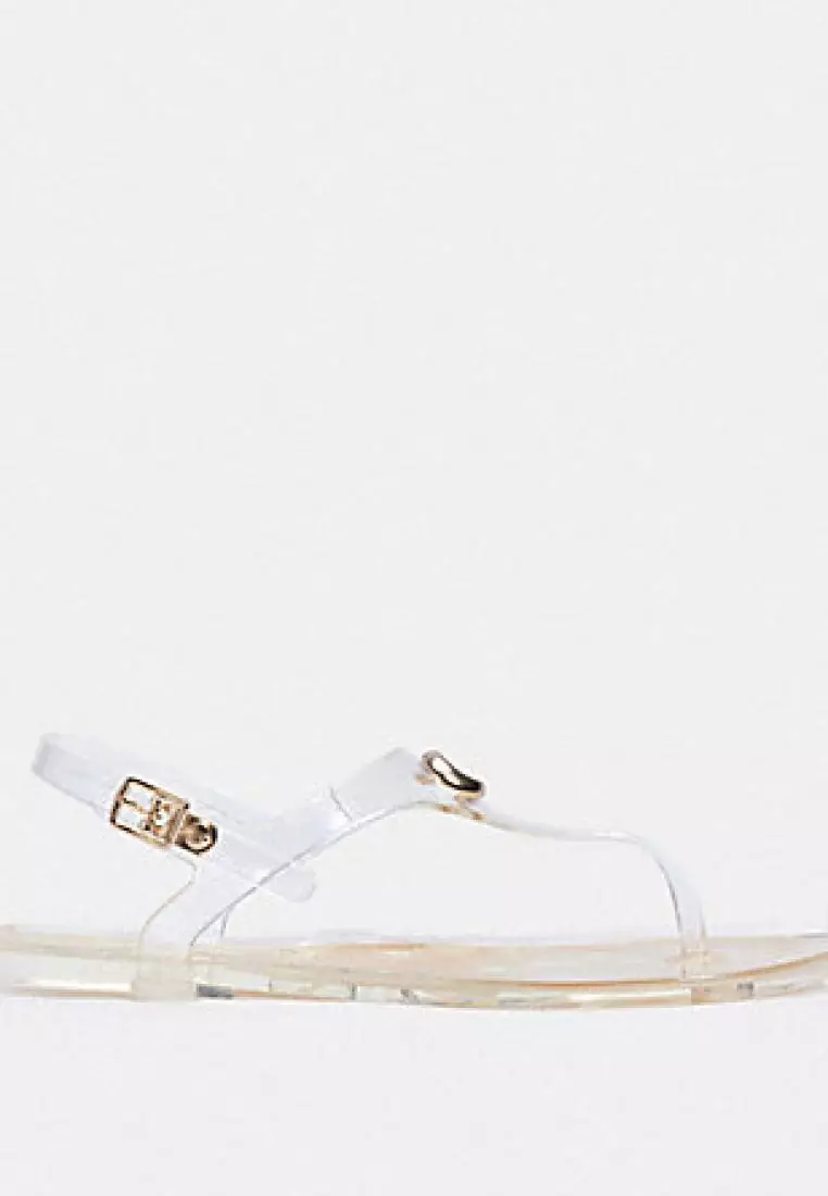 Jual Coach Coach Natalee Jelly Sandal Clear Original 2024 | ZALORA ...