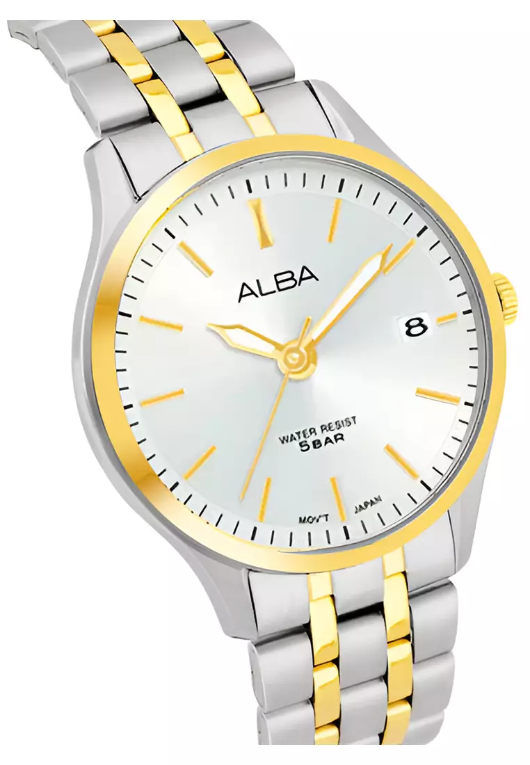 Jual Alba Alba AH7CF0X1 Jam Tangan Analog Wanita Silver Gold ...