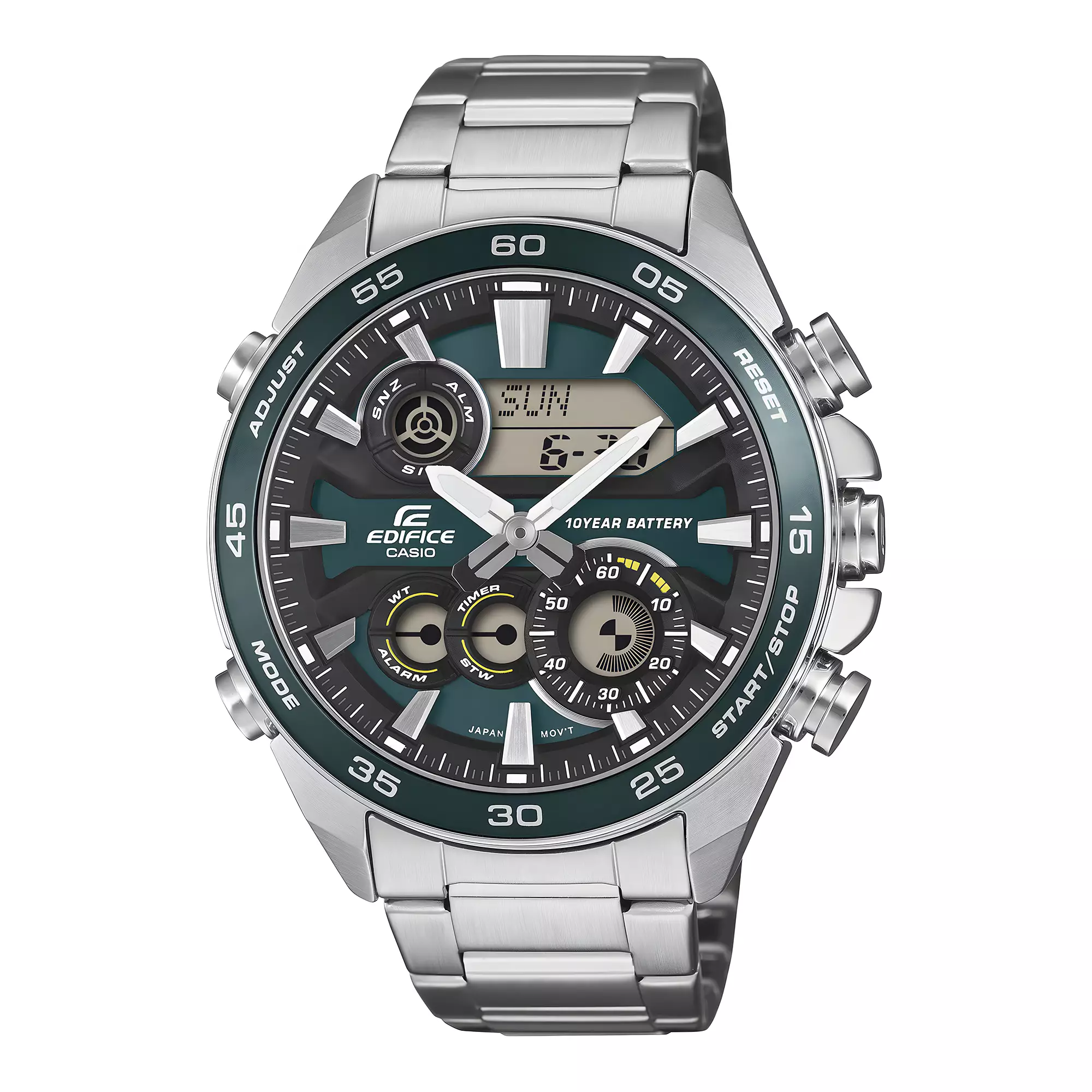 Jual Casio Casio Edifice - Jam Tangan Analog Digital Pria - Green Dial ...