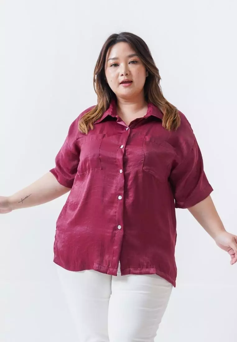 Jual Xtramiles Plus Size Shirts Mordy Maroon Original 2025 | ZALORA ...
