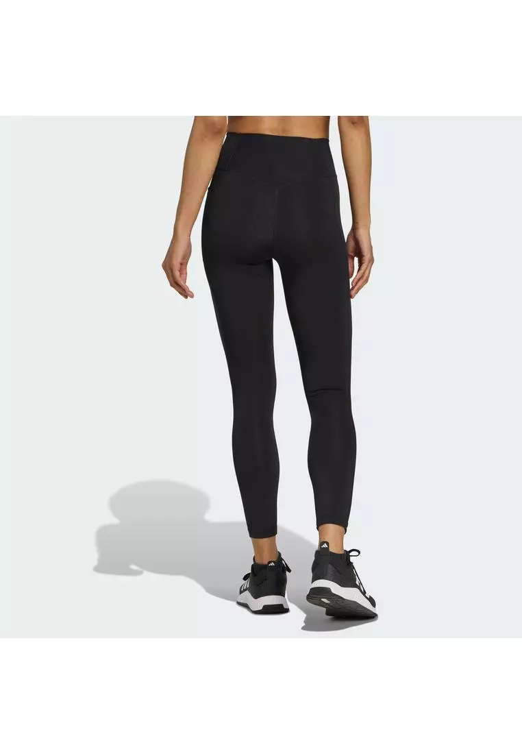 Buy ADIDAS Optimé Essentials No Front Rise Seam 7/8 Leggings 2026 ...