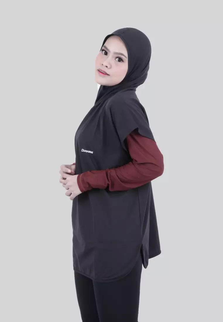 Jual Duraking Duraking Hijab Sports Kiara Black Original 2025 | ZALORA ...