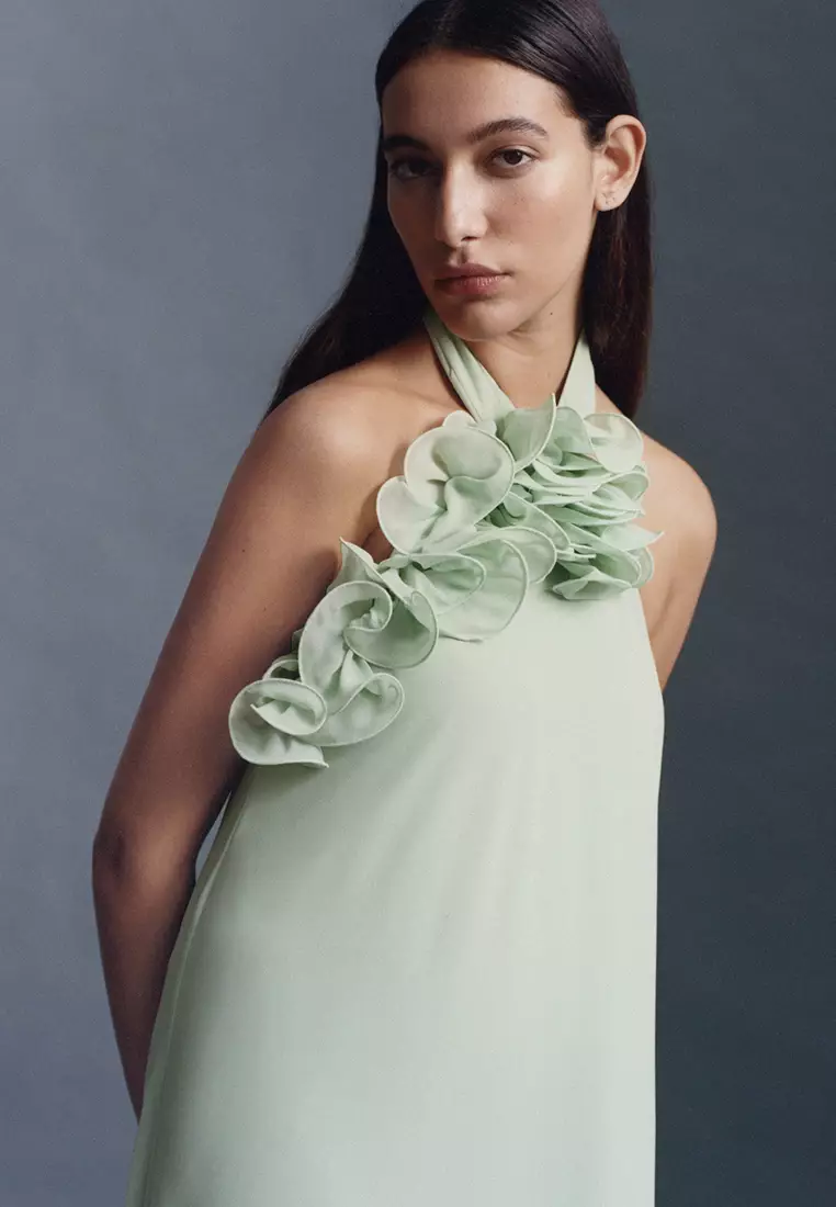 Buy Mango Halter Neck Open Back Dress 2024 Online Zalora Philippines