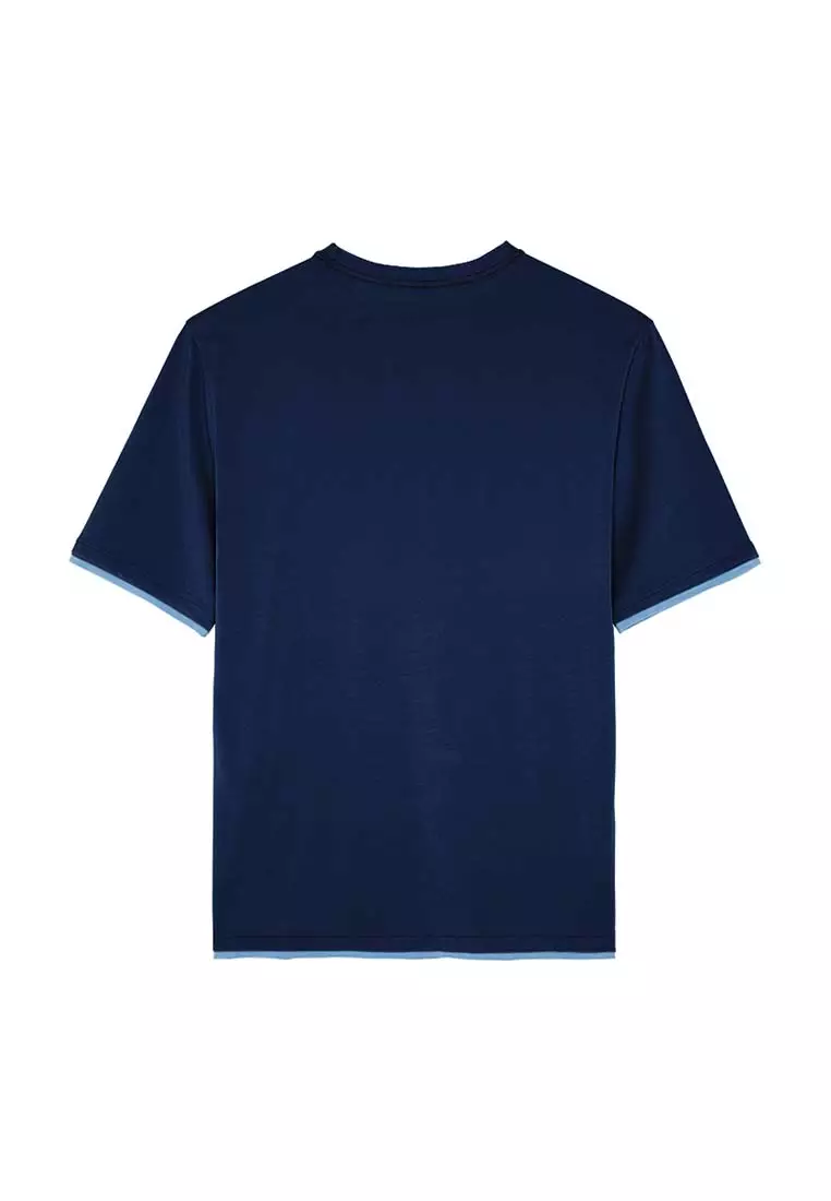 Buy HOM T-Shirts Pink Color Navy Online | ZALORA Malaysia