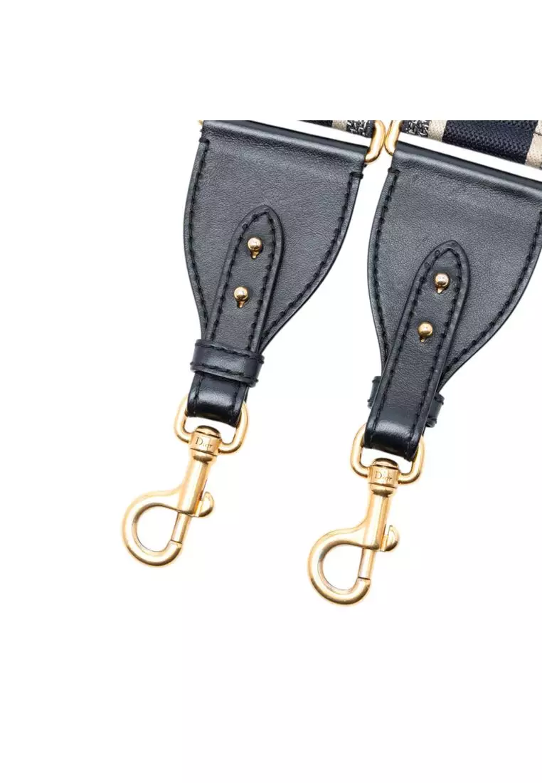 Buy Dior Pre-Loved Dior Embroidered Canvas Bag Strap 2026 Online ...
