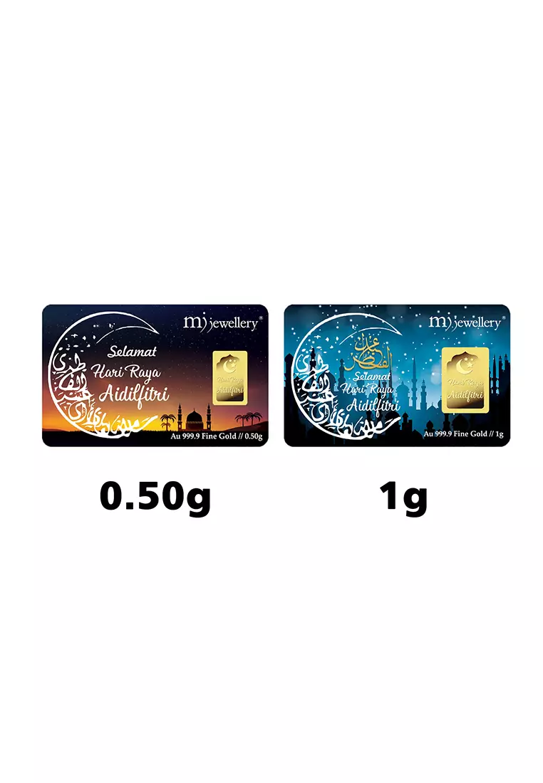 Buy MJ Jewellery 5G Gold Collection 999.9/24K Hari Raya Aidiflitri ...