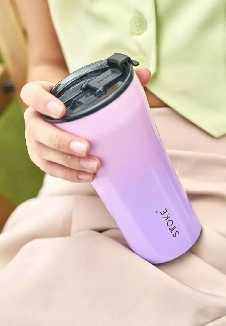 Buy STTOKE Sttoke Leakproof Flow Ceramic Insulated Cup 16oz - Lilac ...