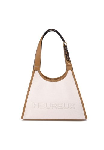 Buy HEUREUX HEUREUX Voyage BCI Cotton Tote Bag - Ivory Online | ZALORA ...