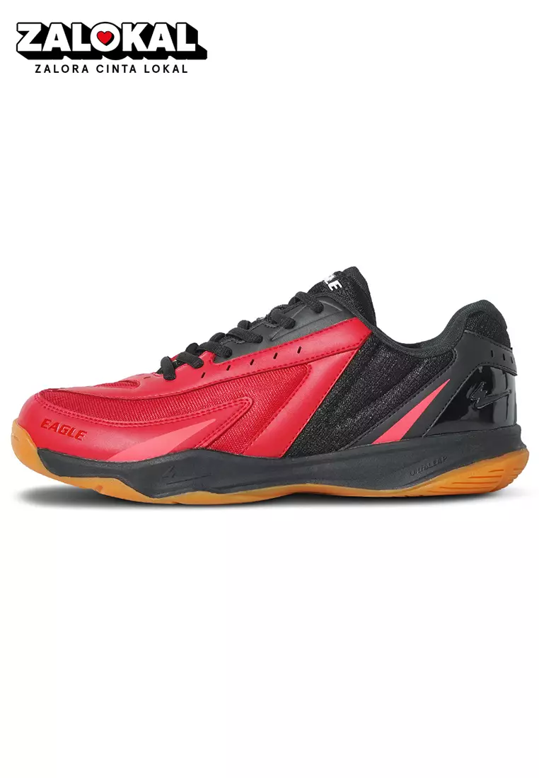 Jual Eagle Eagle Sepatu Badminton Raizen - MERAH/HITAM Original 2025 ...